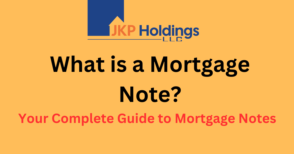 What Is a Mortgage Note and How Does It Work | JKP Holdings